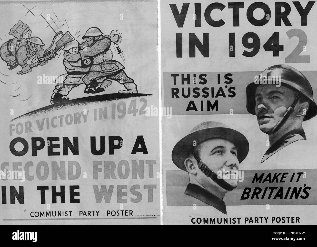 These are two of the various posters appearing in London under auspices ...