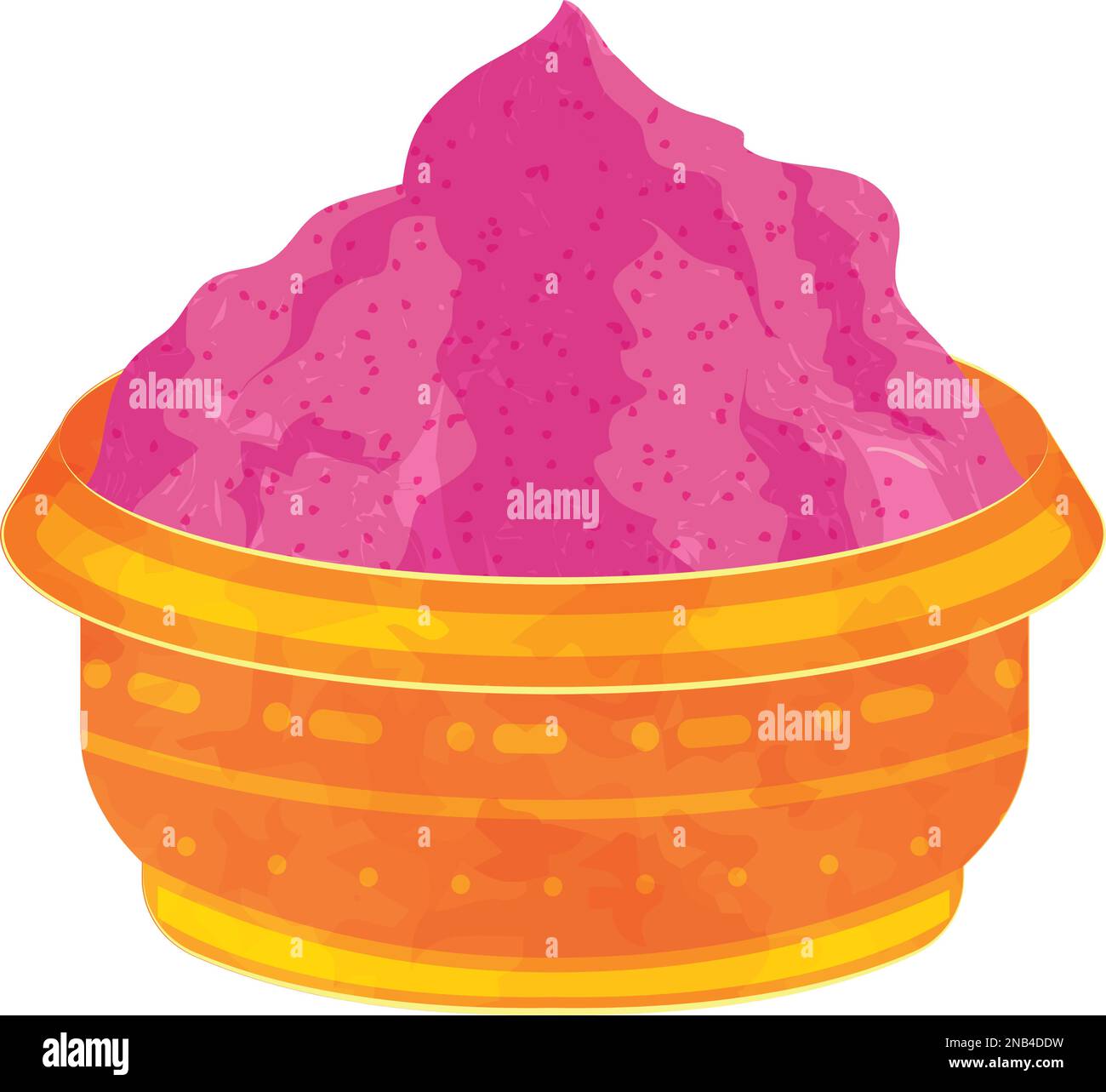 Isolated hindu powder on artisan vase Vector Stock Vector Image & Art ...