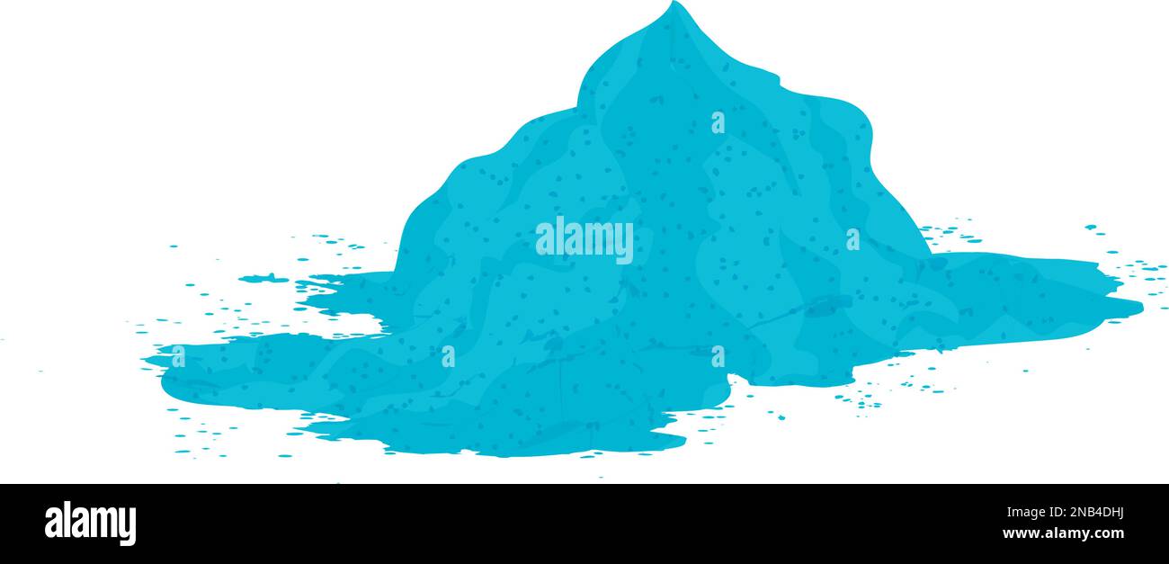 Isolated pile of blue powder image Vector Stock Vector Image & Art - Alamy