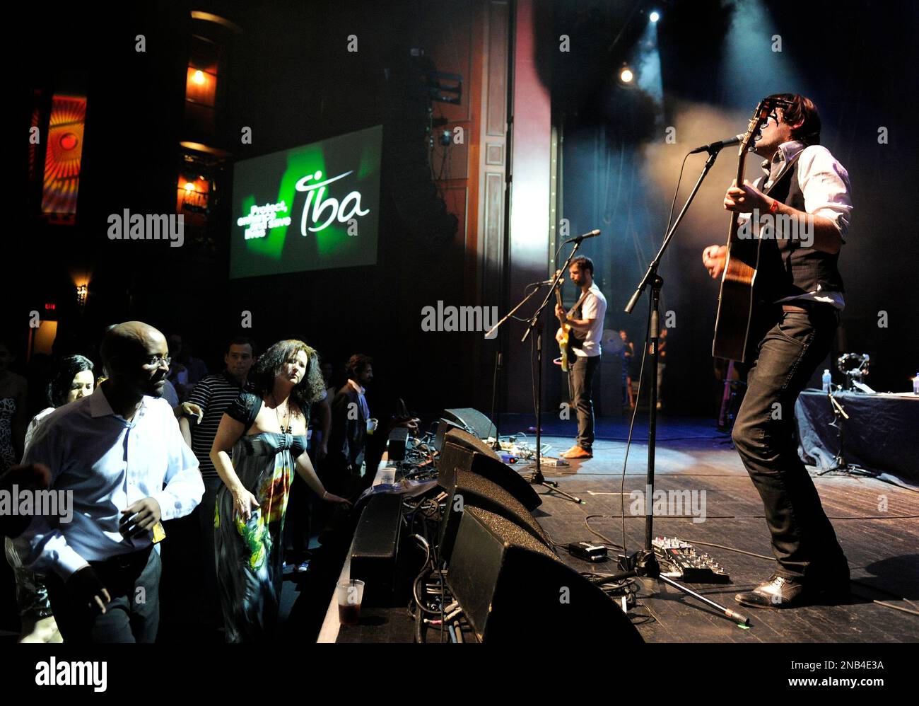 Belgium pop band Puggy performs at a benefit concert for the new Kure ...