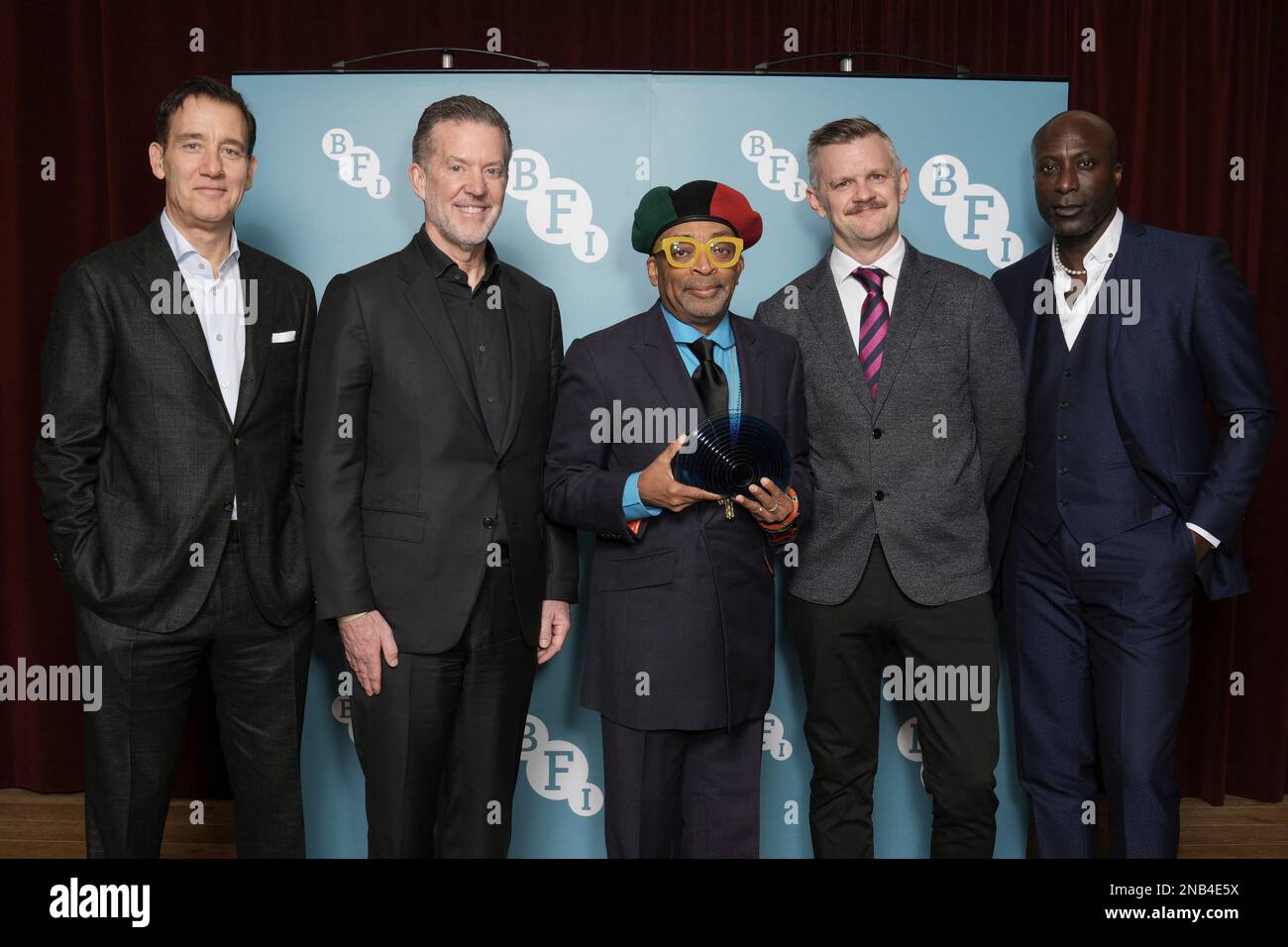 Clive Owen, from left, Tim Richards, Spike Lee, Ben Roberts and Sir ...