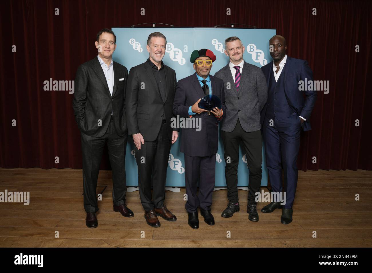 Clive Owen, from left, Tim Richards, Spike Lee, Ben Roberts and Sir ...