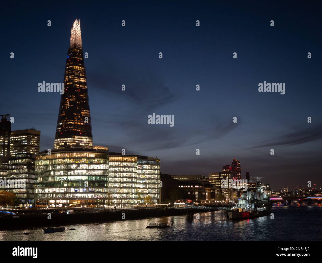 A beautiful view of the magnificent and the highest tower of London ...
