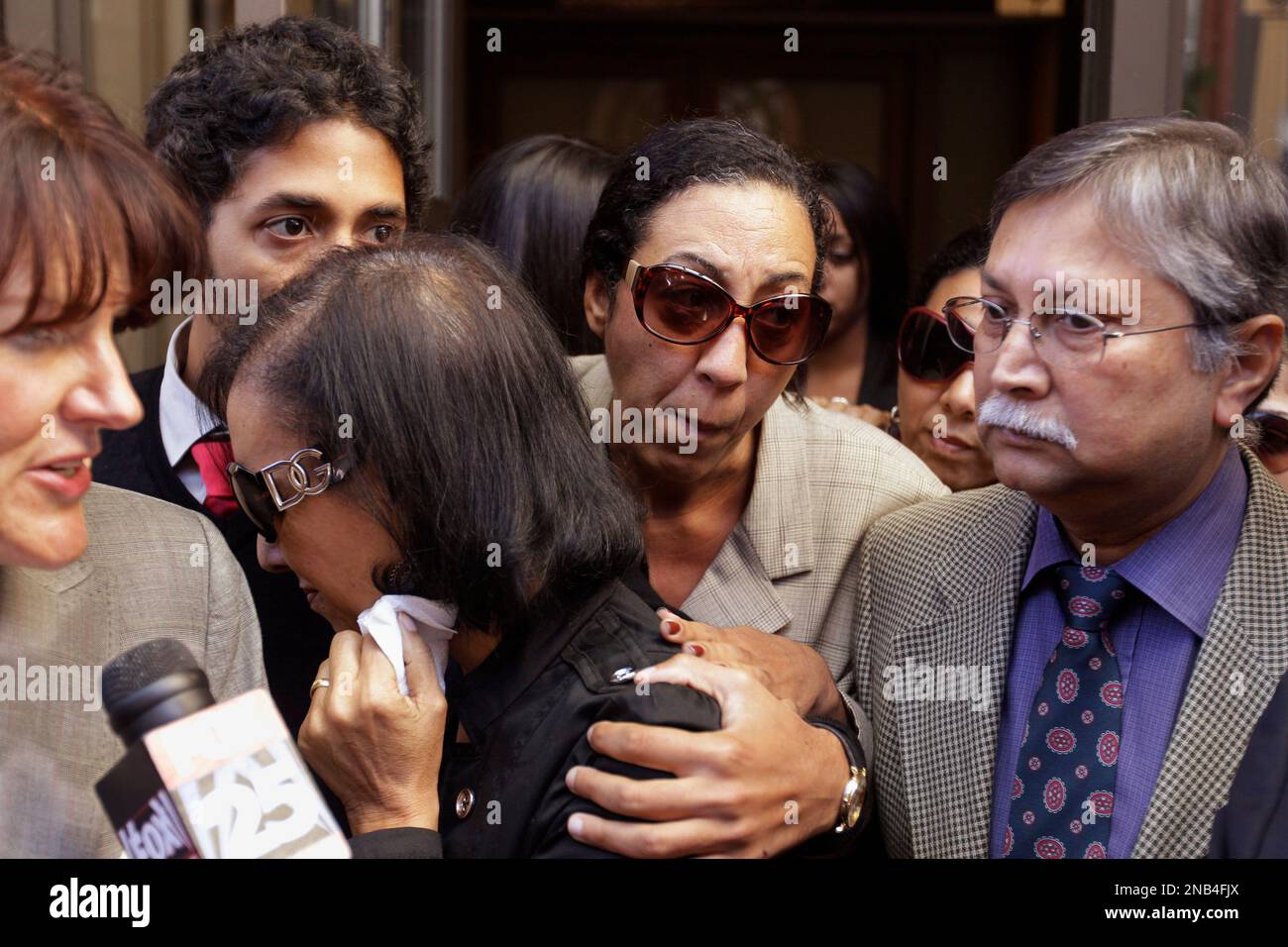 Family members of Rezwan Ferdaus, his brother, left to right, his ...