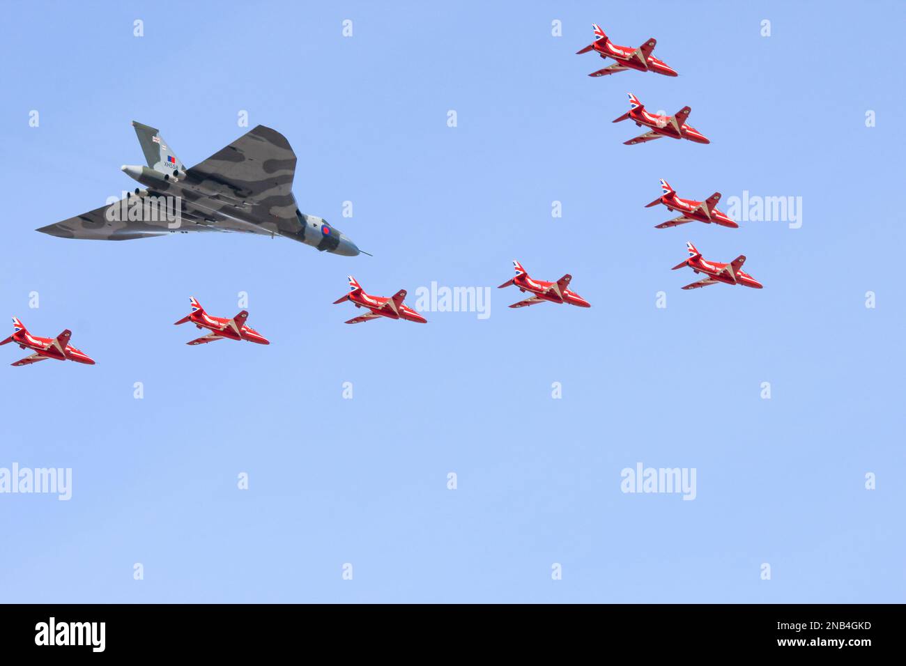 Southport airshow vulcan bomber red arrows hi-res stock photography and ...