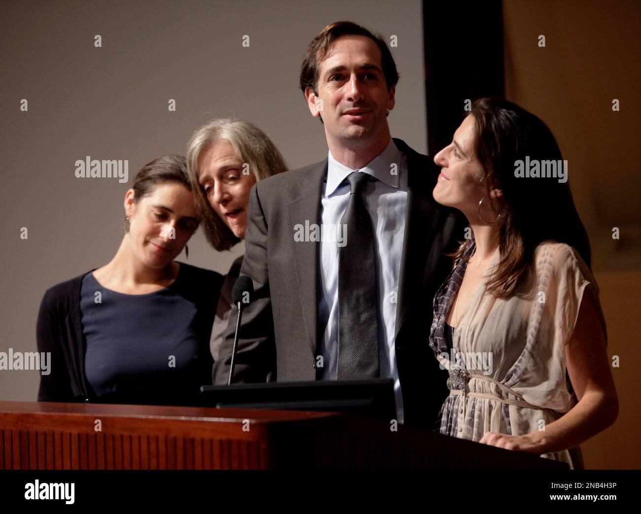 Nobel prize winner Ralph Steinman's family, from left to right ...
