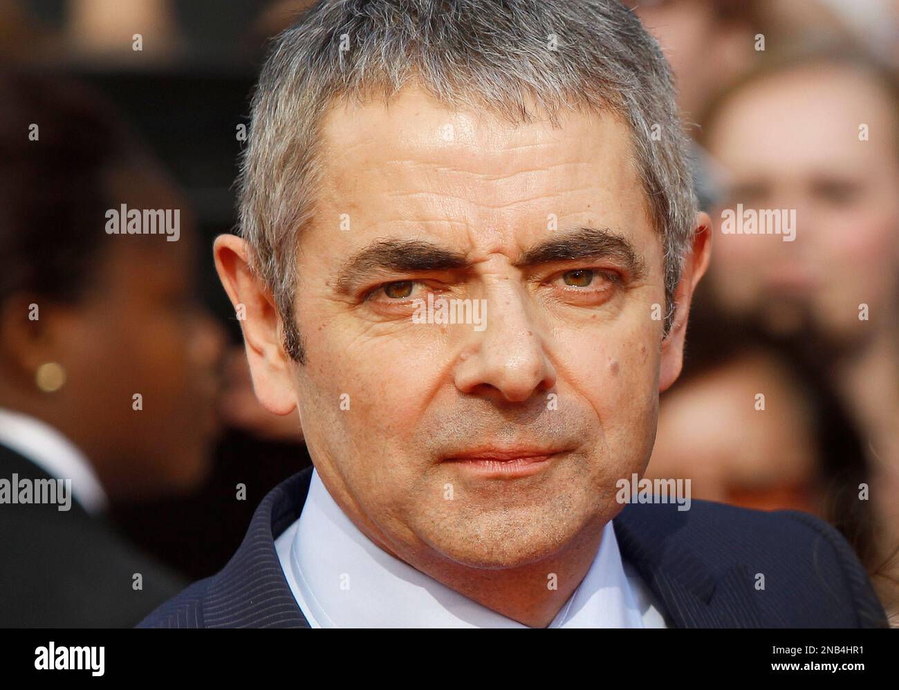 British Actor Rowan Atkinson arrives for the UK Premiere of Johnny ...