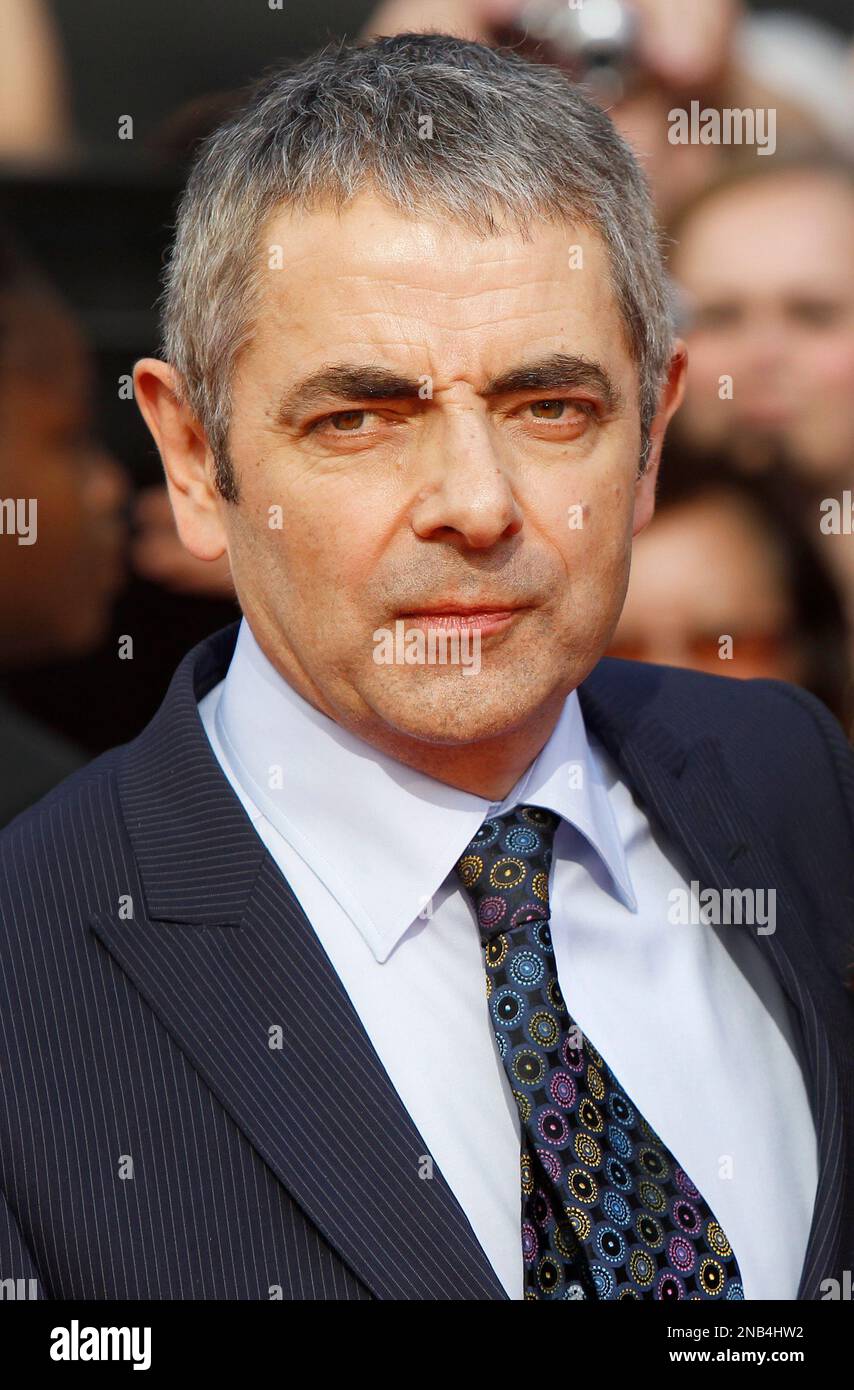 British Actor Rowan Atkinson arrives for the UK Premiere of Johnny ...