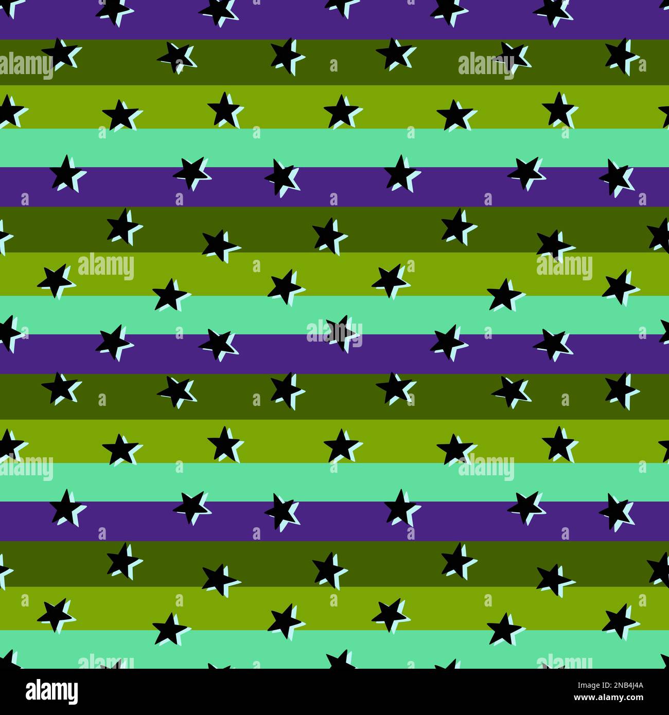 Cartoon geometric seamless stars and stripes pattern for wrapping paper ...