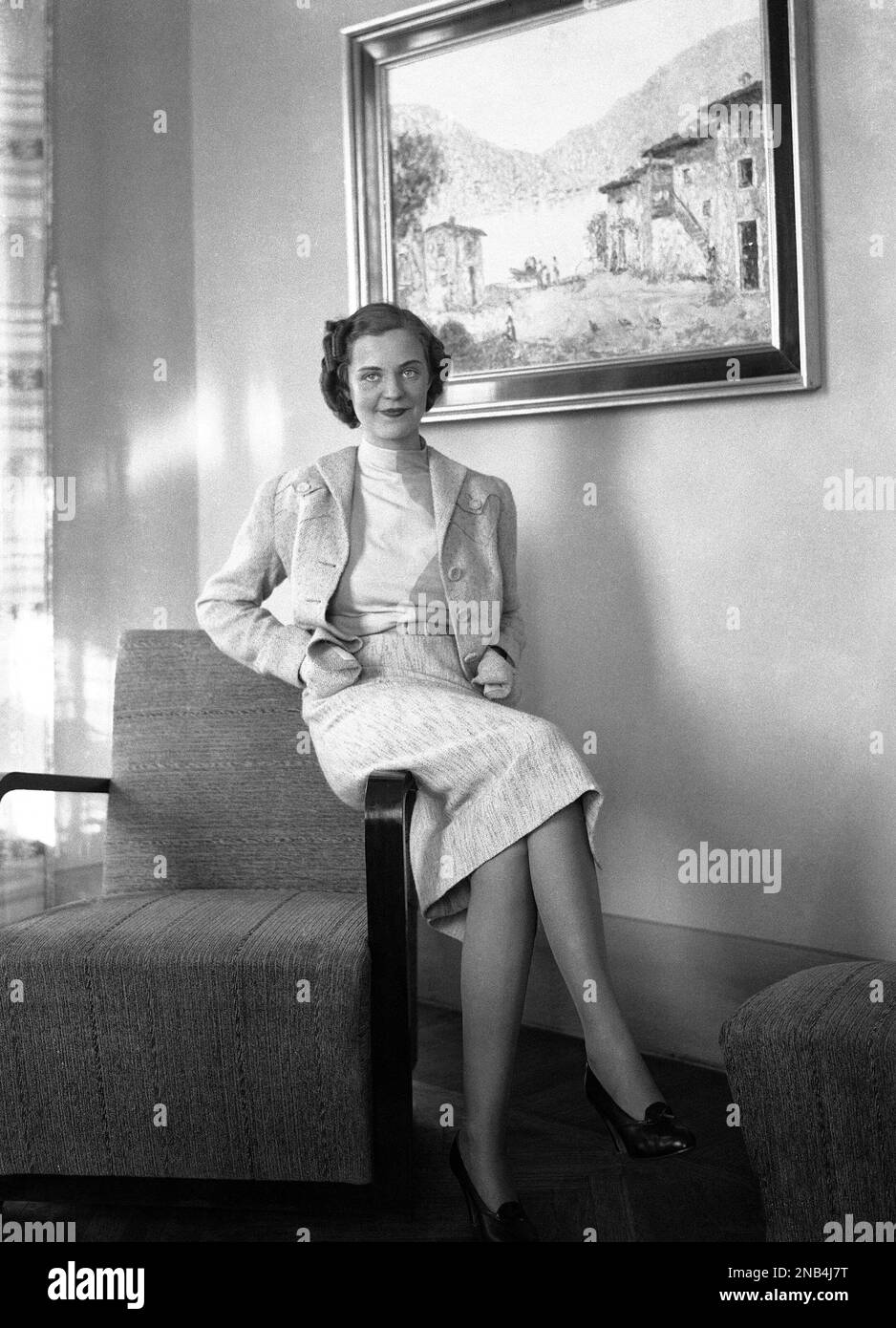 Countess Geraldine Apponyi on March 16, 1938, who is engaged to be ...