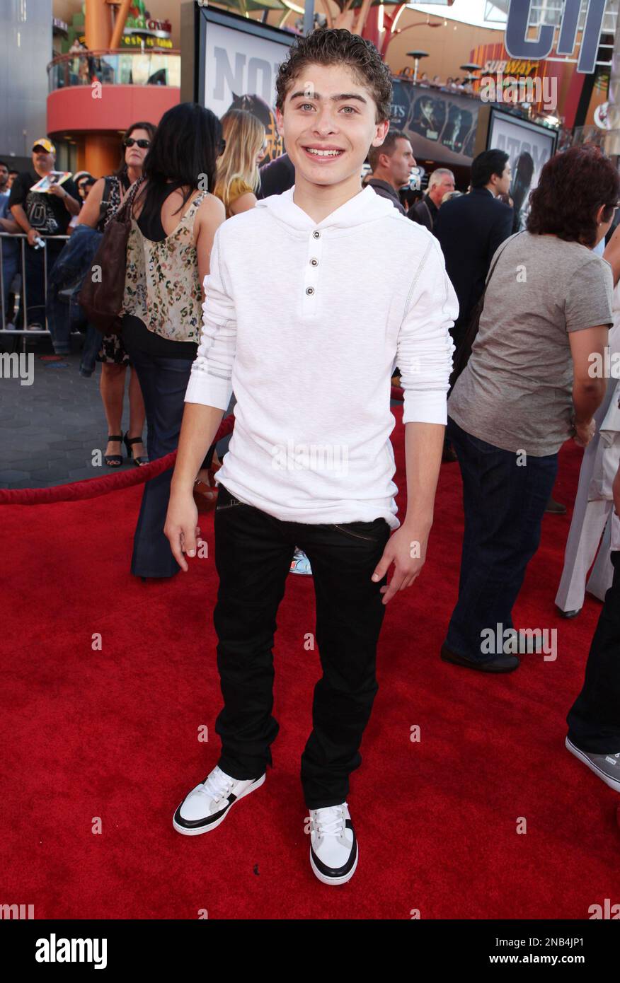 Ryan Ochoa is seen at The U.S. Premiere of DreamWorks Pictures' Action ...