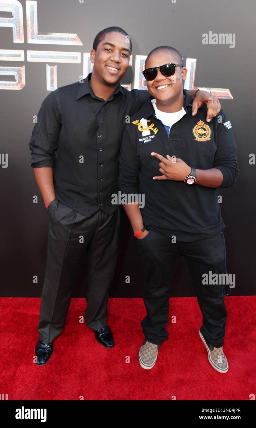 Christopher Massey and Kyle Massey are seen at The U.S. Premiere of ...