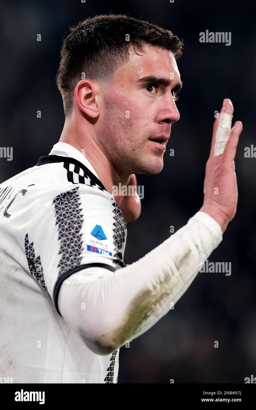 Dusan Vlahovic Of Juventus Fc Reacts During The Serie A Football Match