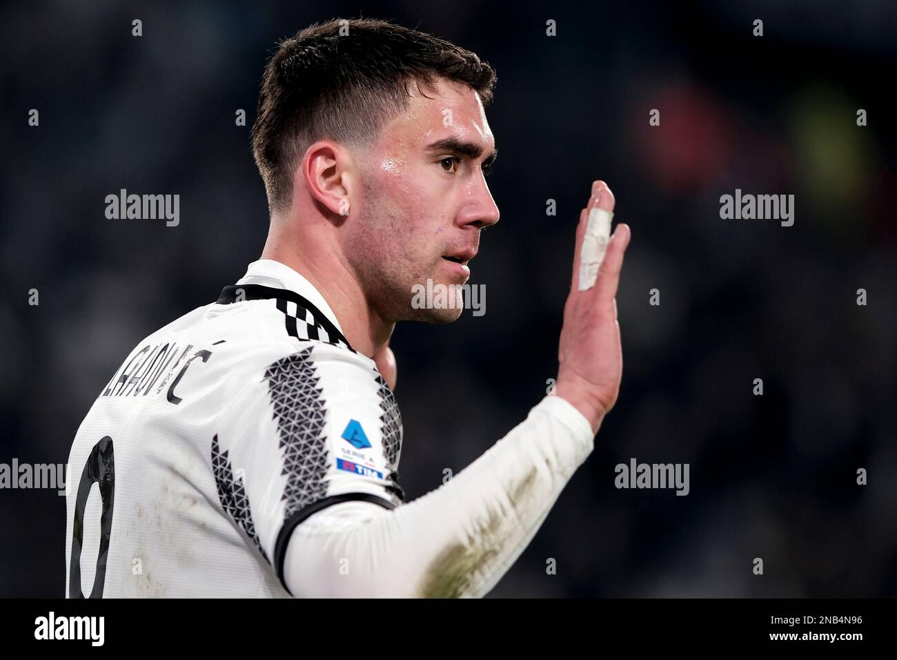 Dusan Vlahovic Of Juventus Fc Reacts During The Serie A Football Match