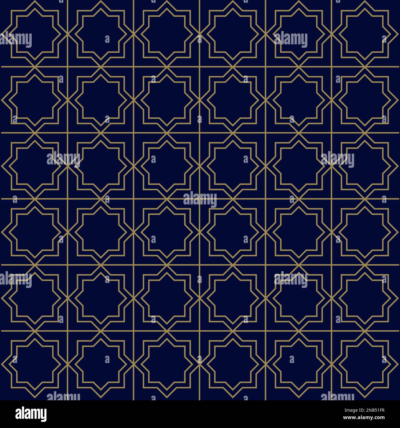 Arabic Pattern For Muslim Package Or Background Or Textile Blue And ...