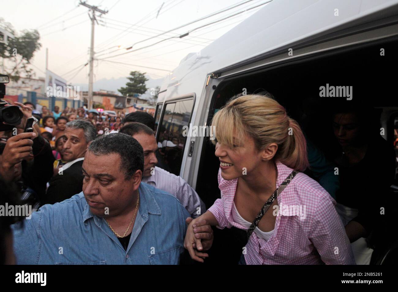 Colombian born Grammy-winning singer and songwriter Shakira arrives at ...
