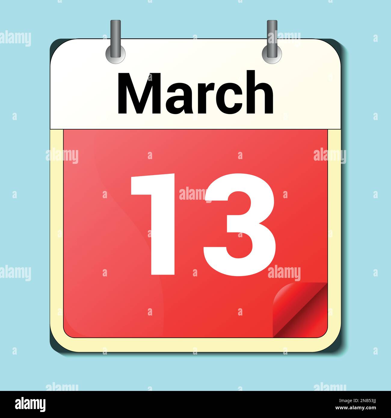 day on the calendar, vector image format, March 29 Stock Vector Image ...