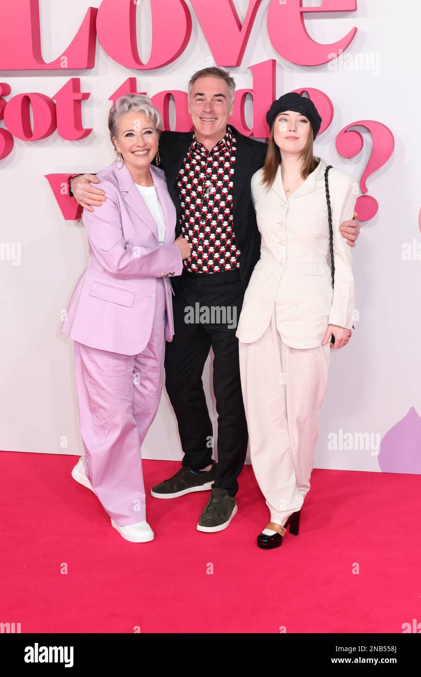Emma Thompson, Greg Wise and Gaia Wise, What's Love Got to Do with It ...