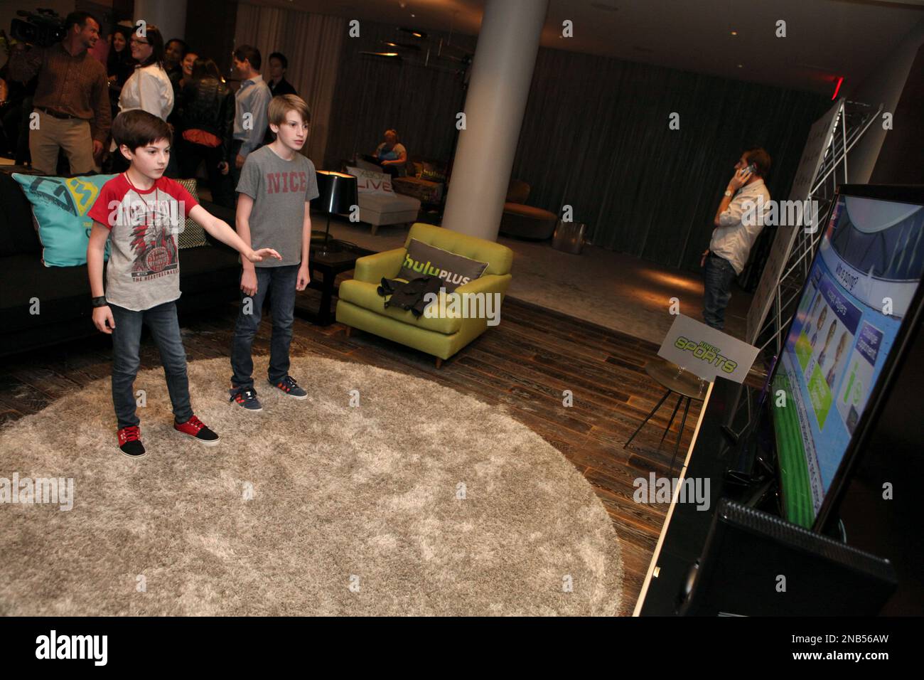 Mason Cook, left, and his brother Lane Cook are seen at the G3 Miracle ...