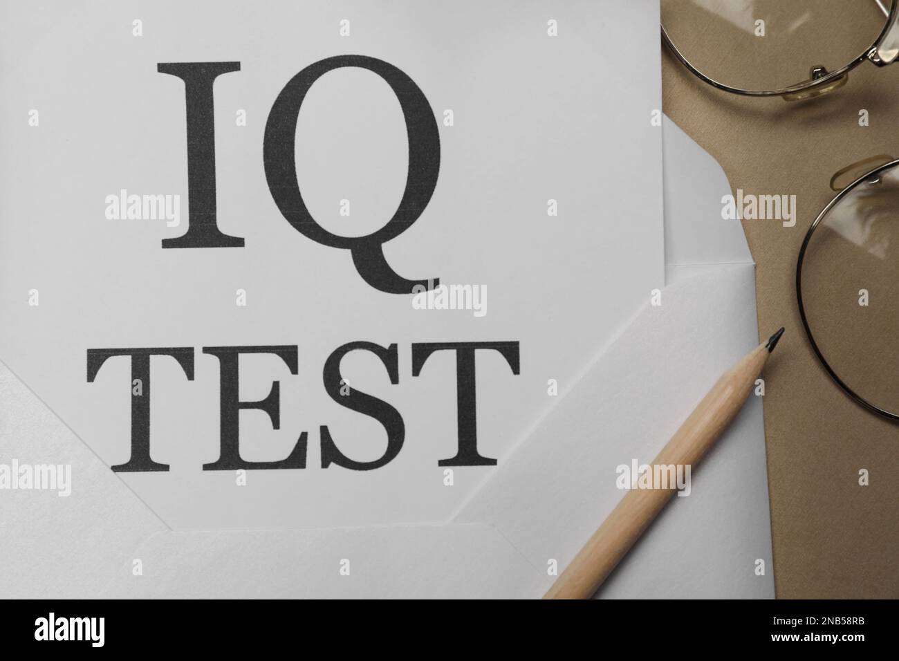 Iq test paper hi-res stock photography and images - Alamy