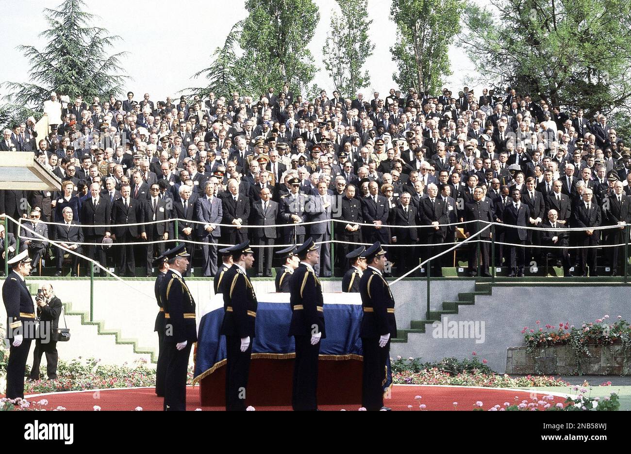 Funeral of Josip Broz Tito, president of Yugoslavia in Belgrade on May ...