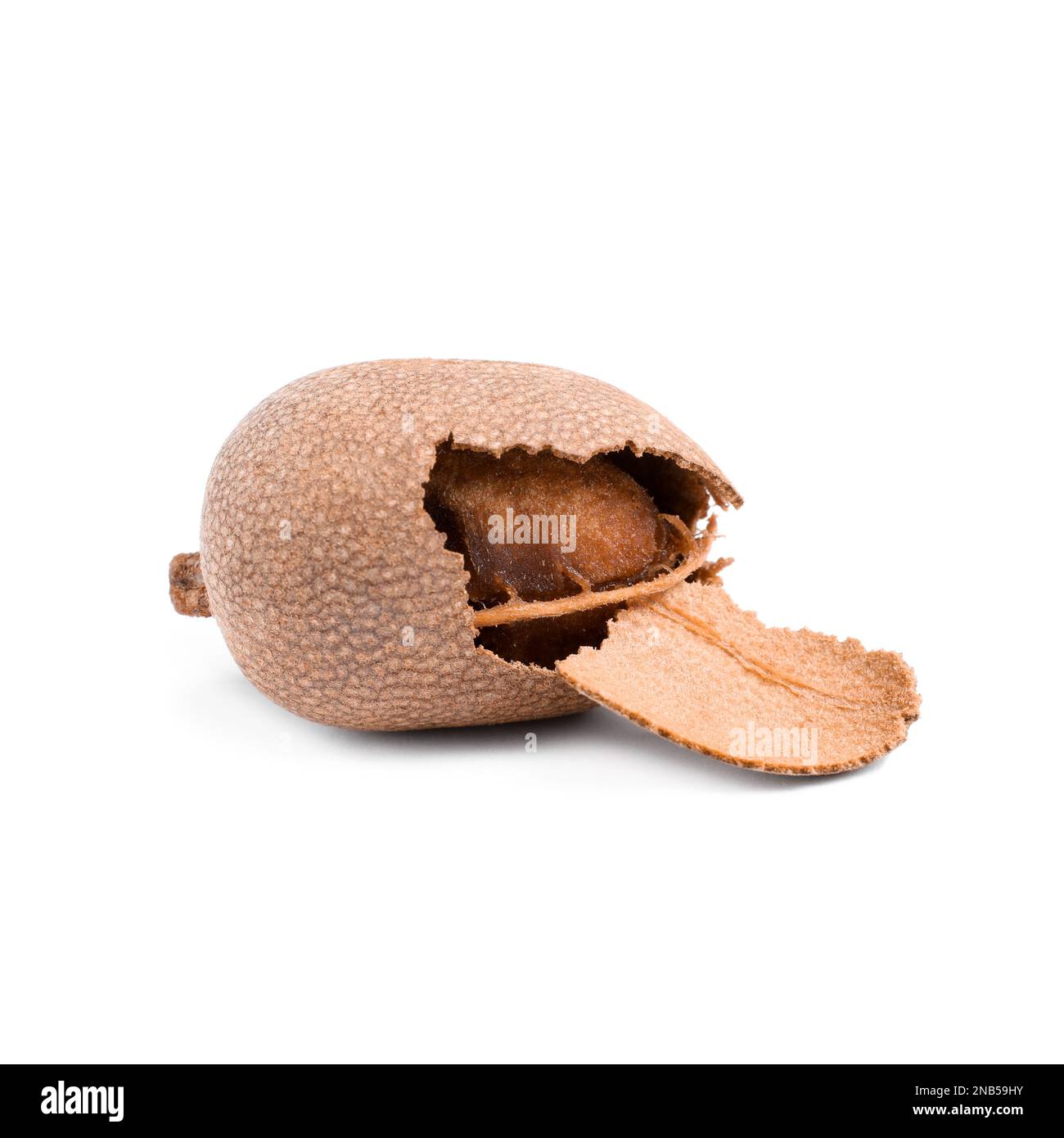 Delicious ripe tamarind on white background. Exotic fruit Stock Photo ...