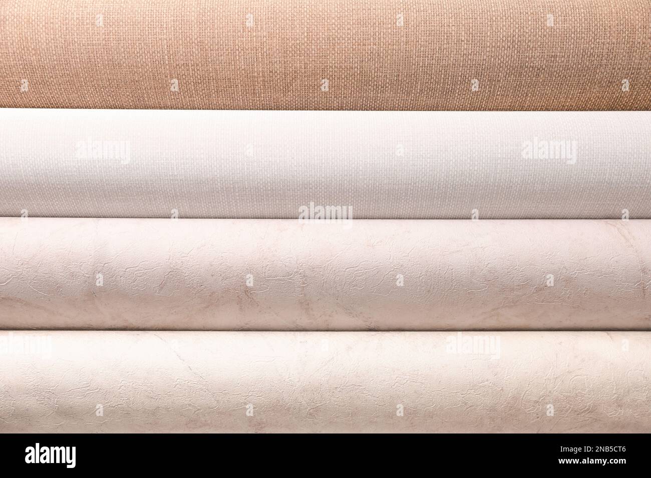 Different wall paper rolls as background, closeup Stock Photo - Alamy