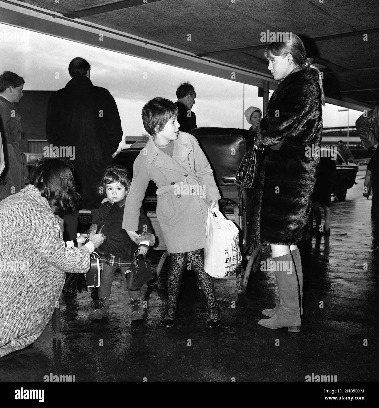 British actor Peter Sellers with his wife, Swedish actress Britt Ekland ...