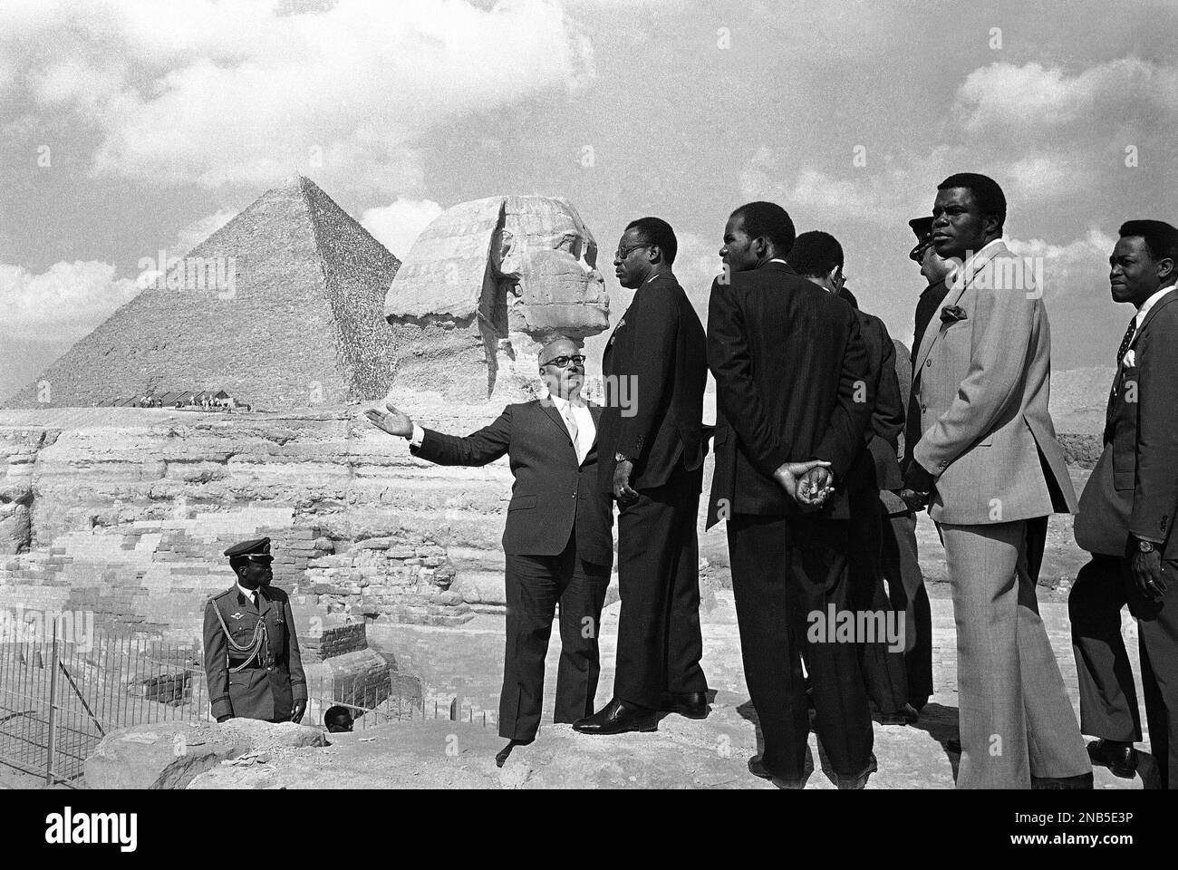 President Joseph Mobutu of Zaire, third from left, one of four African ...