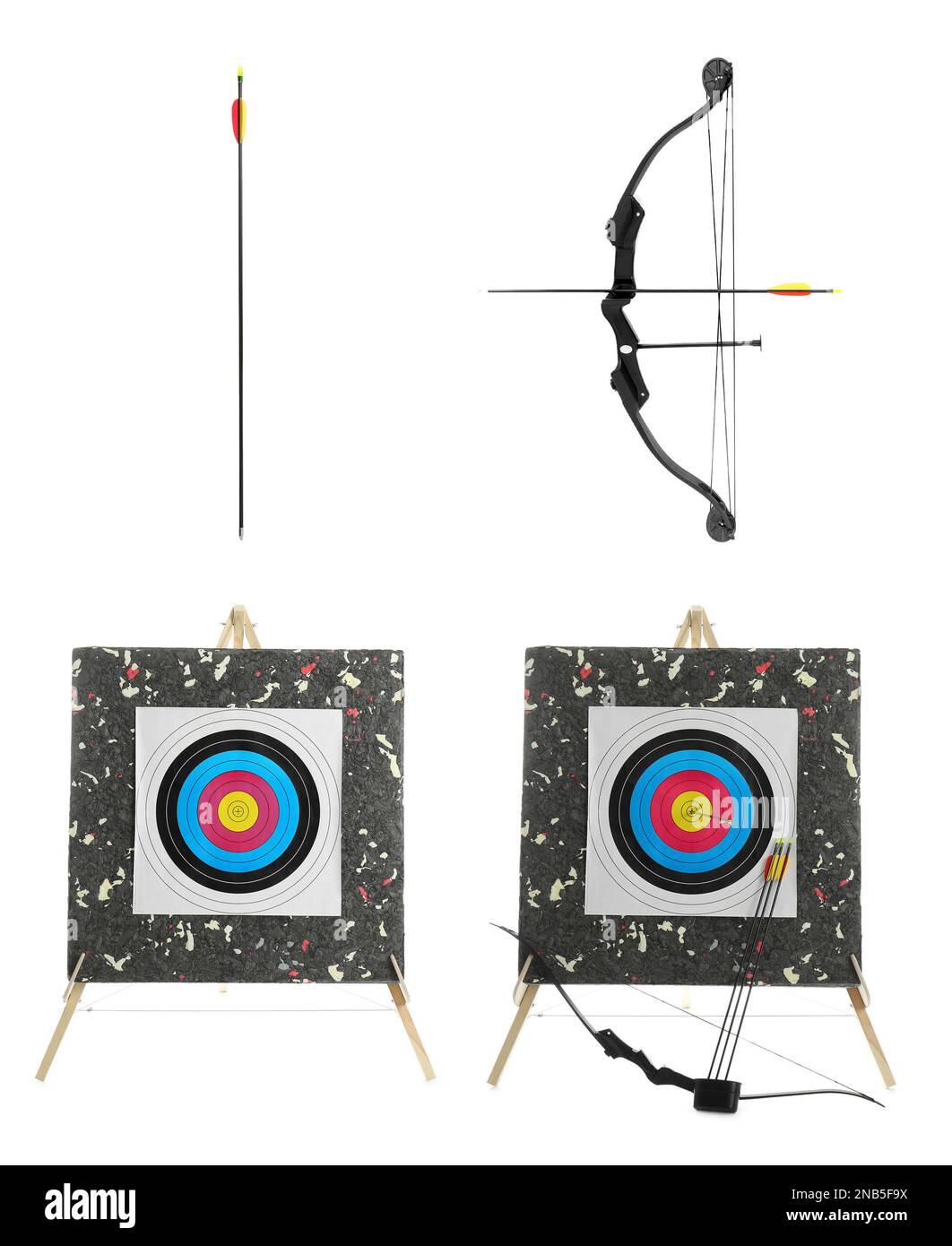 Traditional targets Cut Out Stock Images & Pictures - Alamy