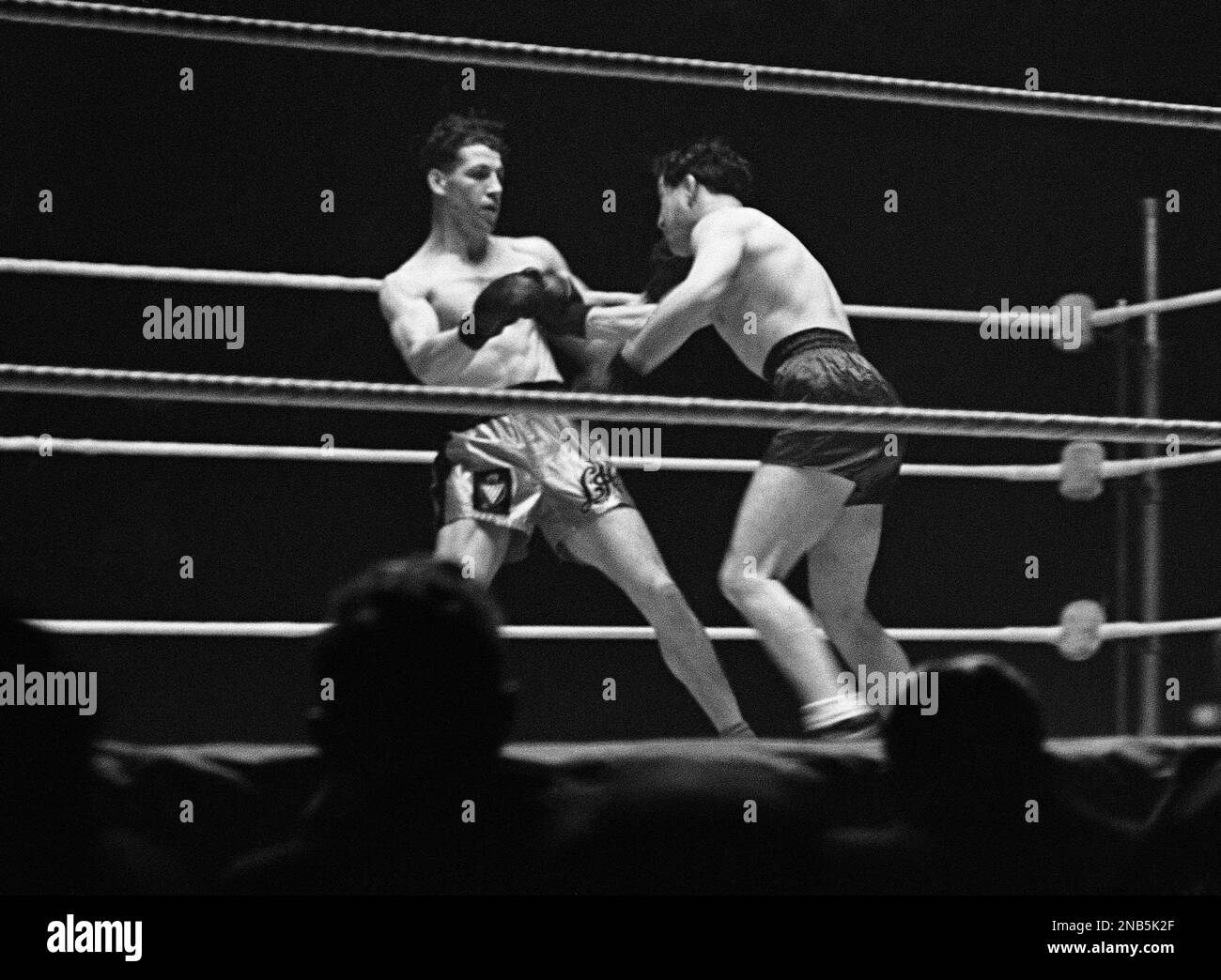 Len Harvey, left, of London and Jock McAvoy of Rochdale searching for ...