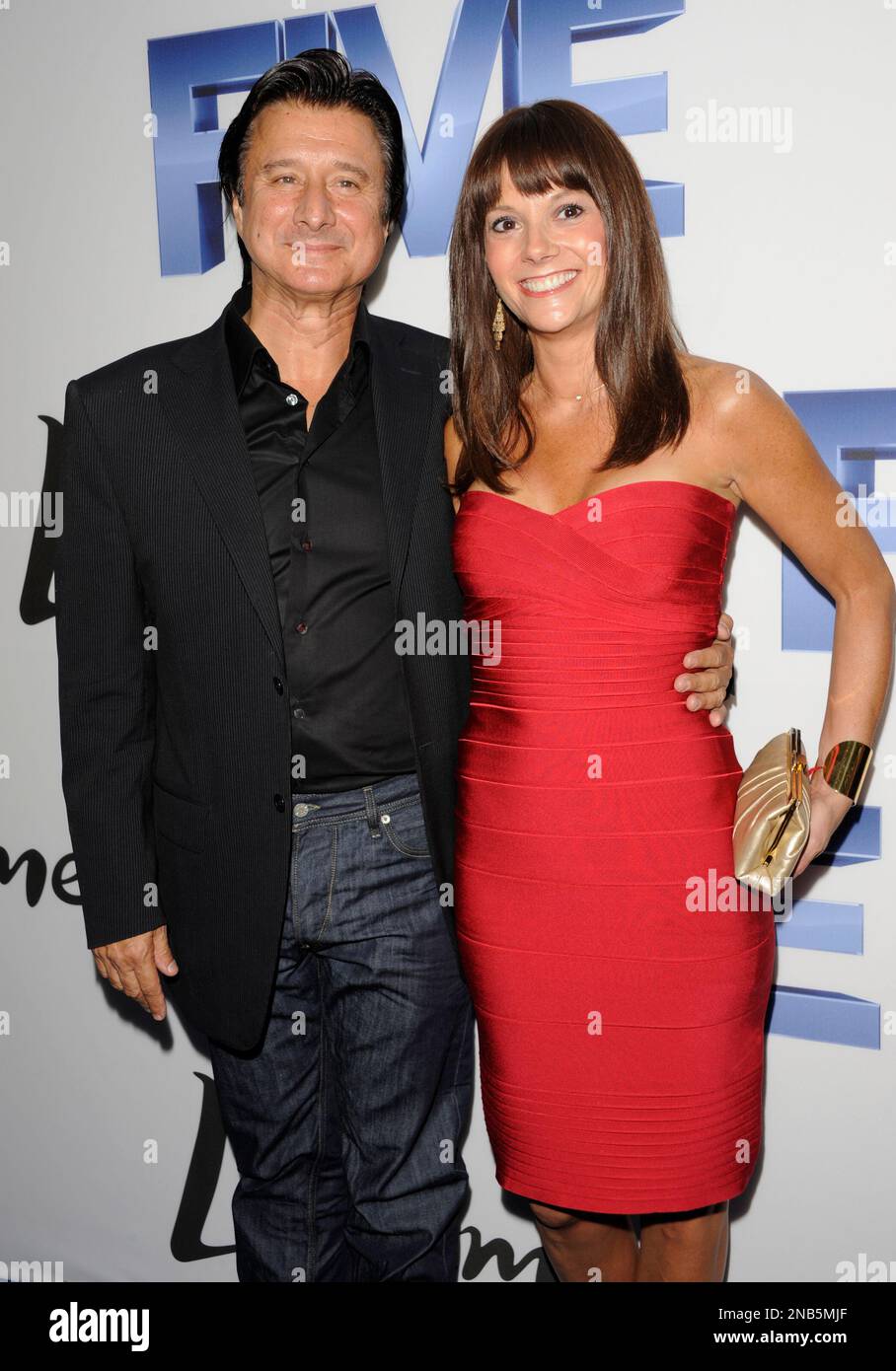Singer Steve Perry and guest arrive at the Lifetime and Sony Pictures ...
