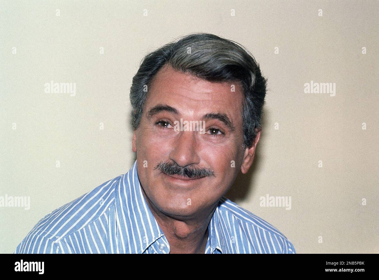 Portrait of American film and television actor Rock Hudson taken in ...