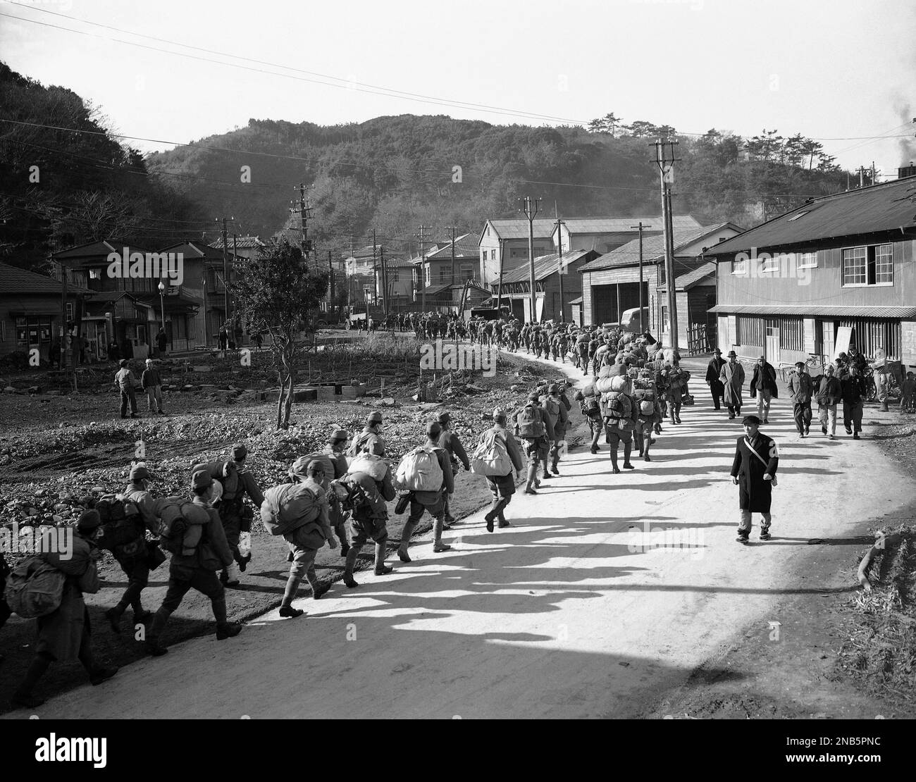 Veterans of the fighting in Borneo and the Philippines, Japanese troops ...