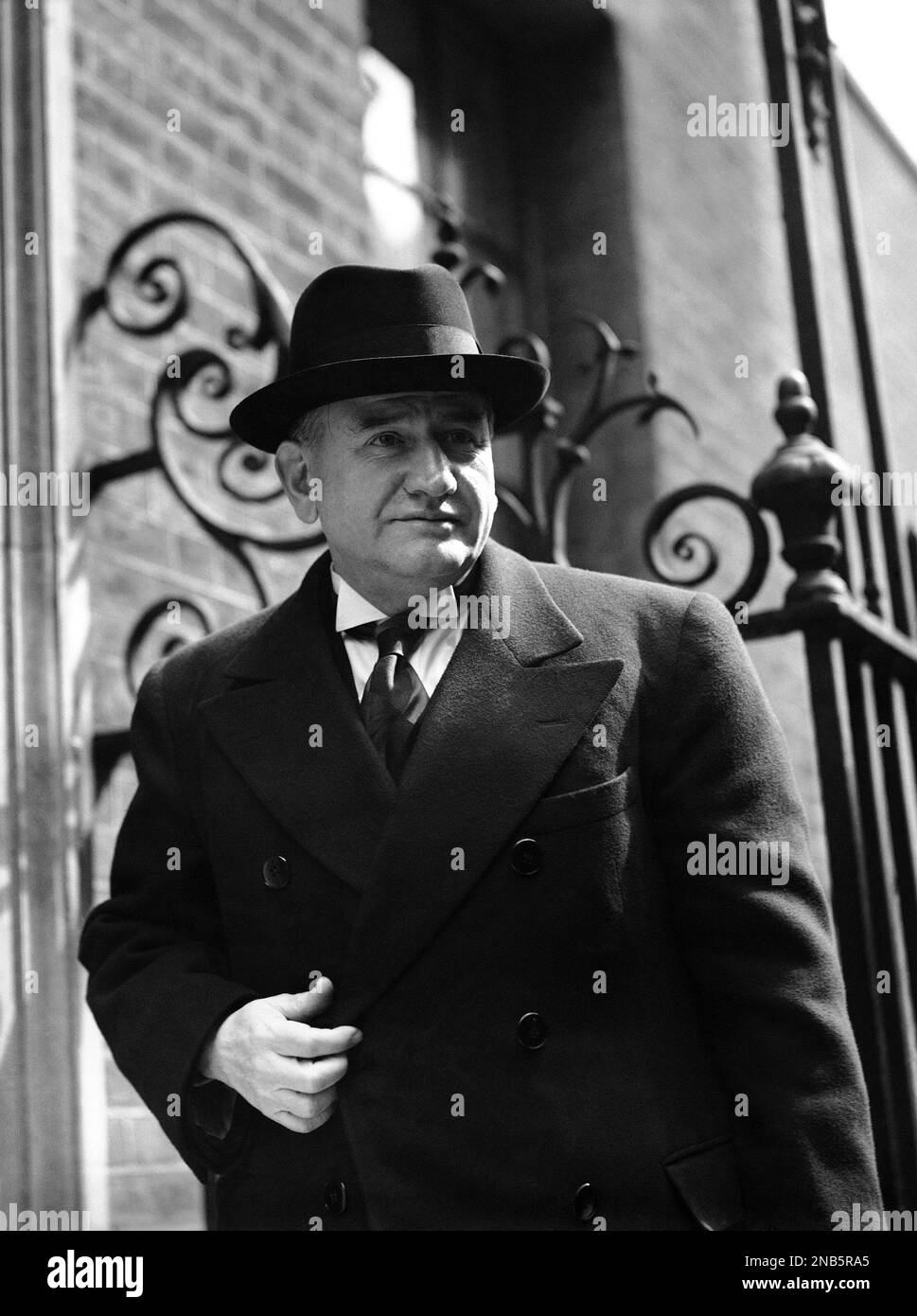 French Premier Edouard Daladier arriving at No. 10 Downing Street ...