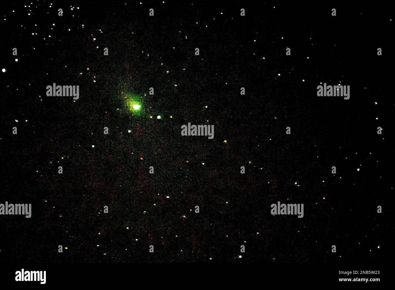 Sheerness, Kent, UK. 13th Feb, 2023. Green Comet C/2022 E3 ZTF seen ...