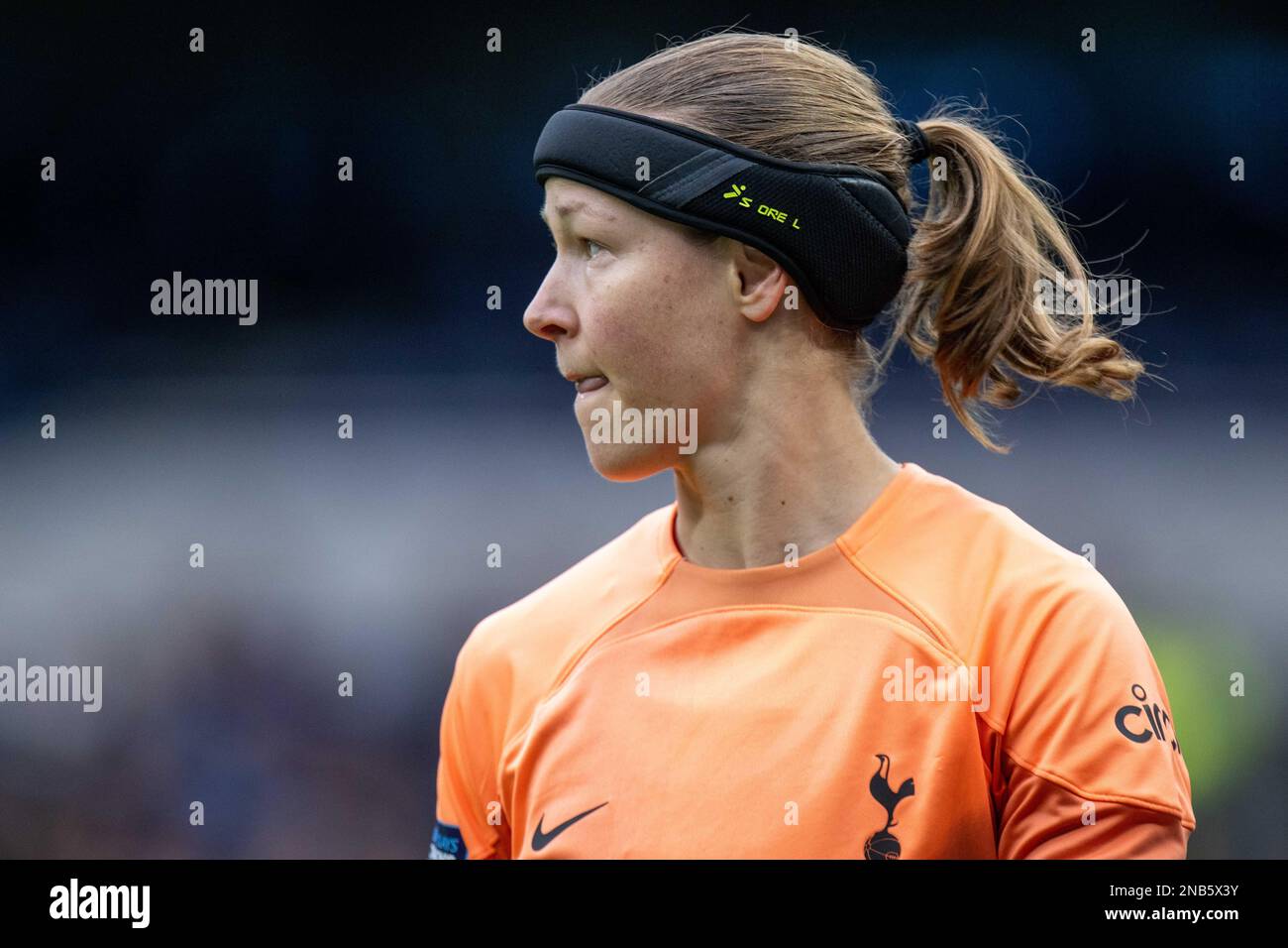 LONDON, ENGLAND - FEBRUARY 12: Finland international goalkeeper Tinja ...