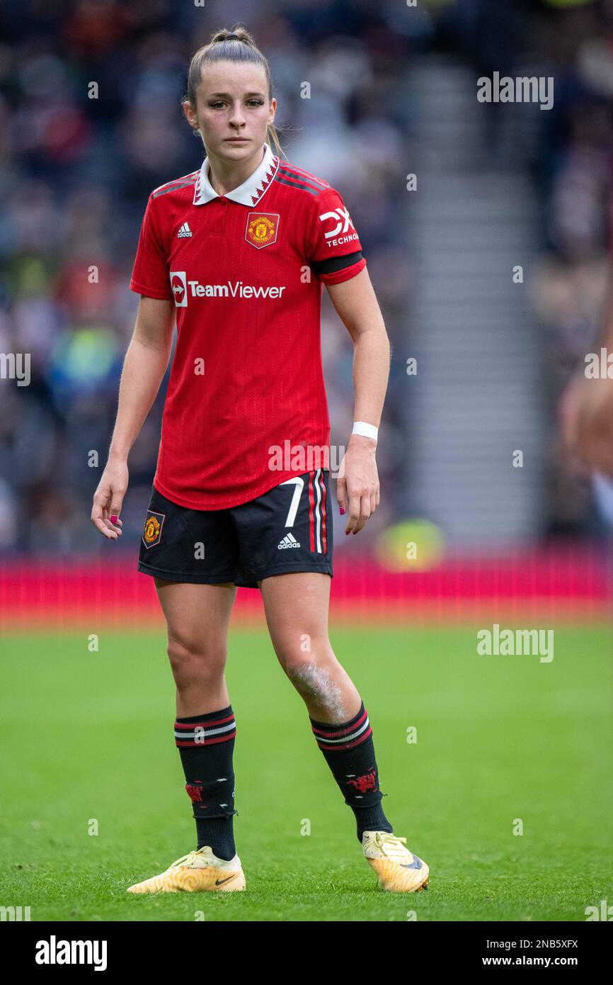 LONDON, ENGLAND - FEBRUARY 12: Ella Toone of Manchester United during ...