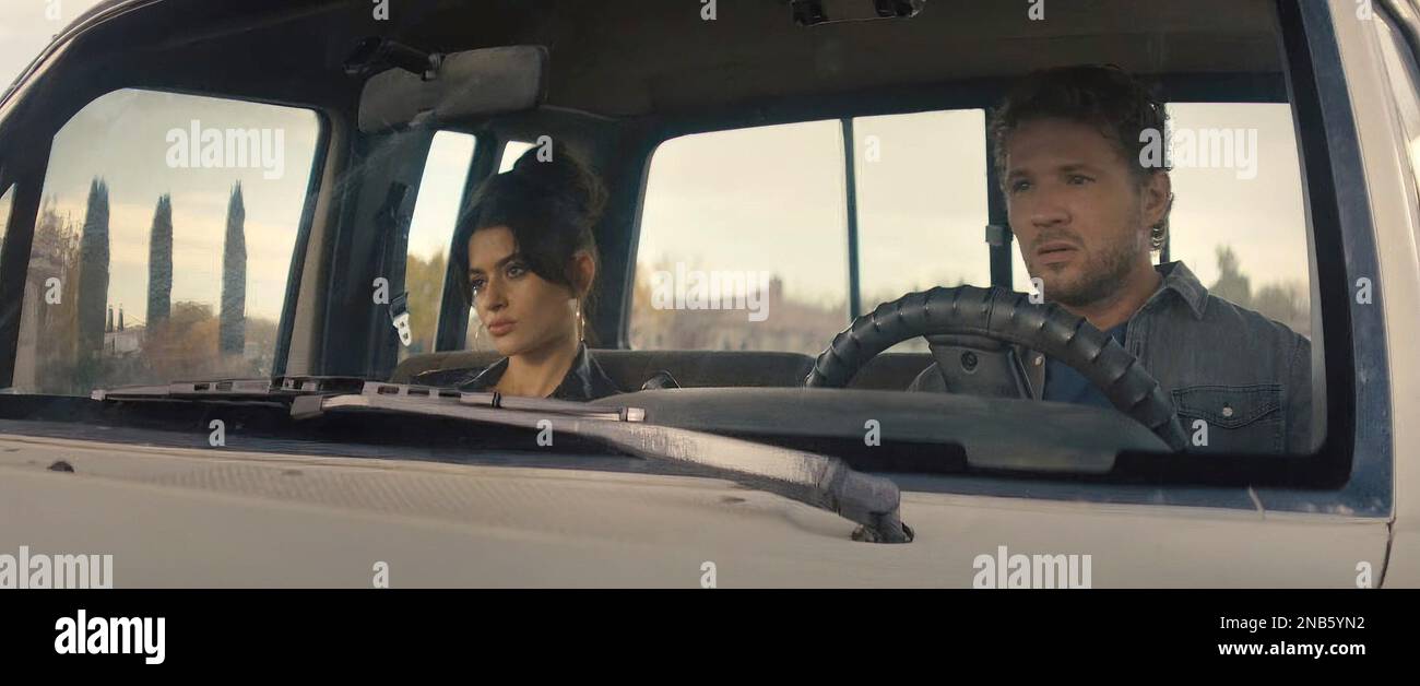 THE LOCKSMITH, from left: Gabriela Quezada, Ryan Phillippe, 2023 ...