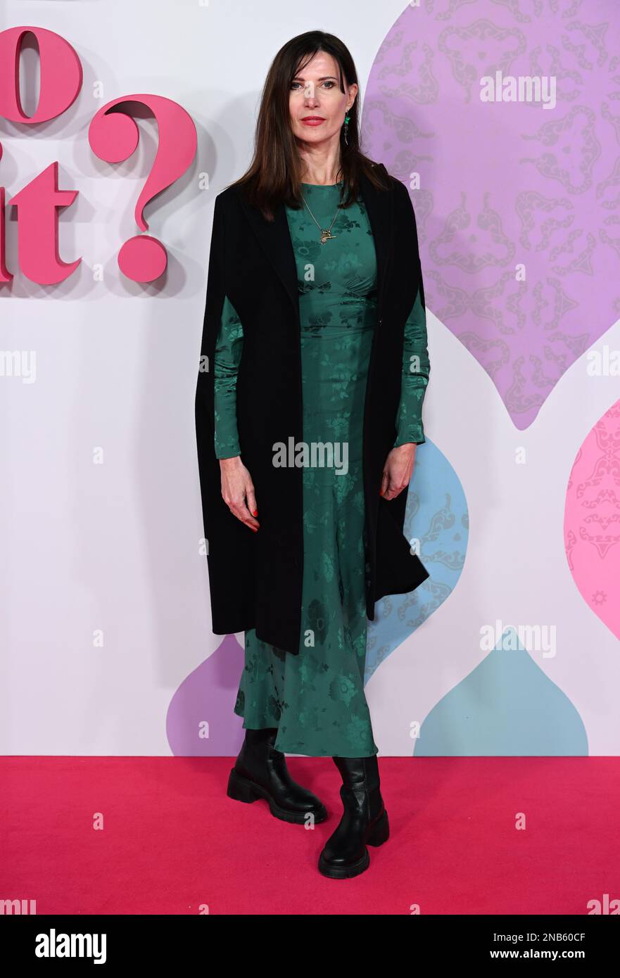 February 13th, 2023, London, UK. Ronni Ancona arriving at the UK ...