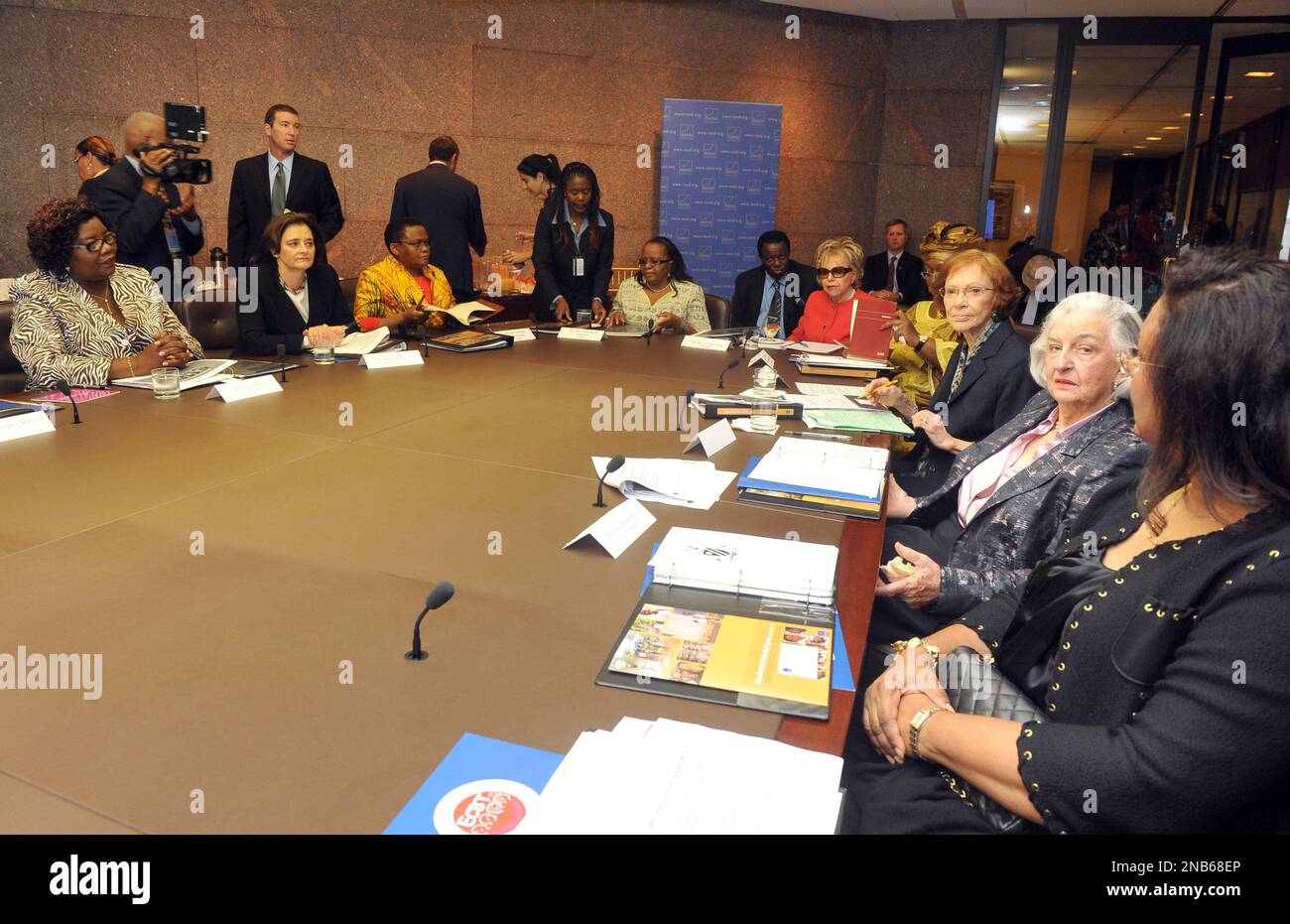 Ida Odinga, wife of Kenya’s Prime Minister Raila Odinga, Cherie Blair ...