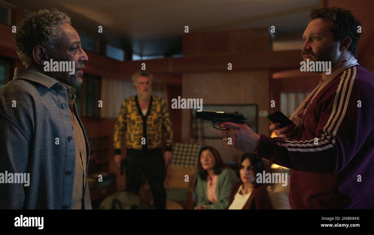 KALEIDOSCOPE, from left: Giancarlo Esposito, Craig Walker, Irene DeBari, Paz Vega, Jai Courtney ...