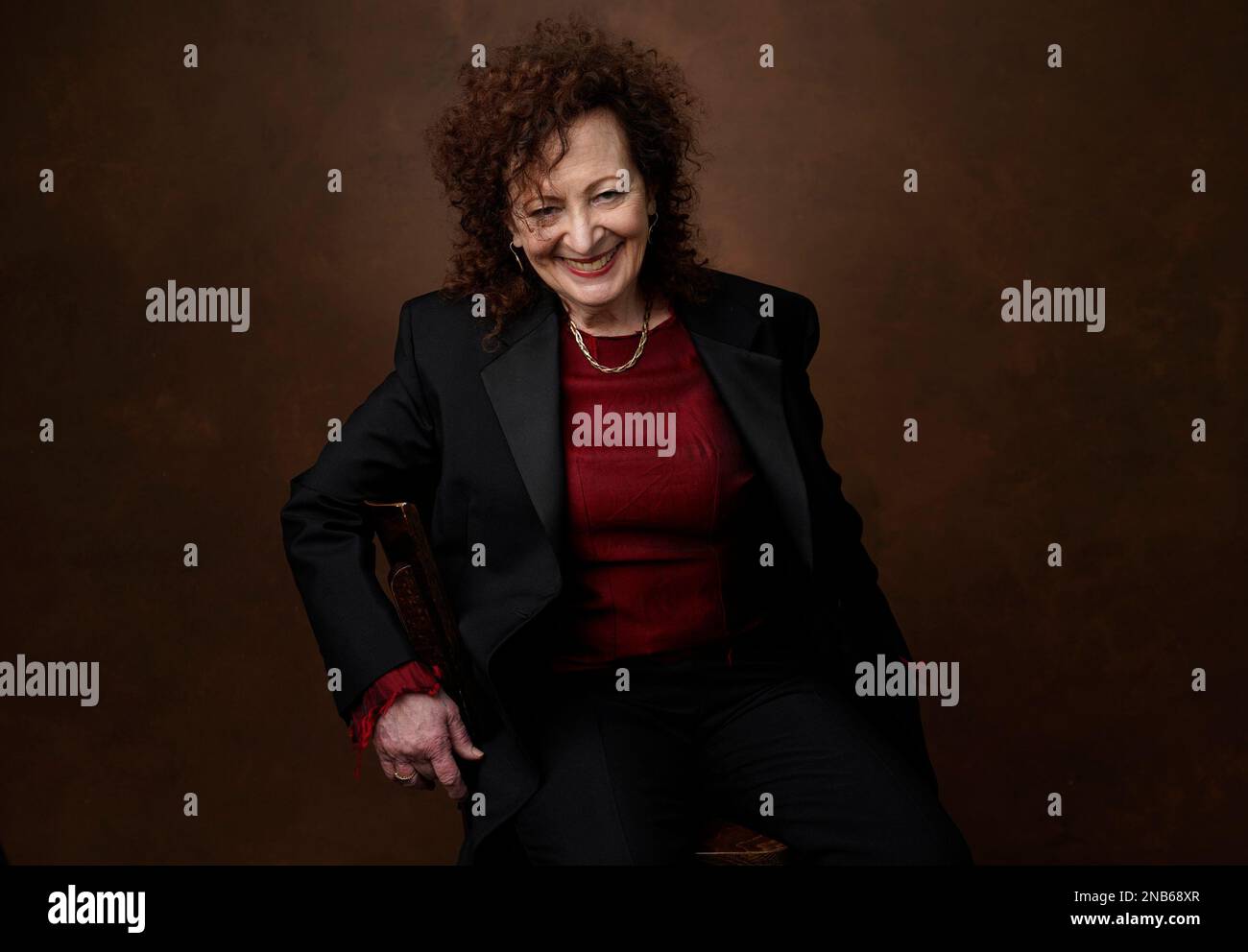 Nancy Goldin poses for a portrait at the 95th Academy Awards Nominees ...