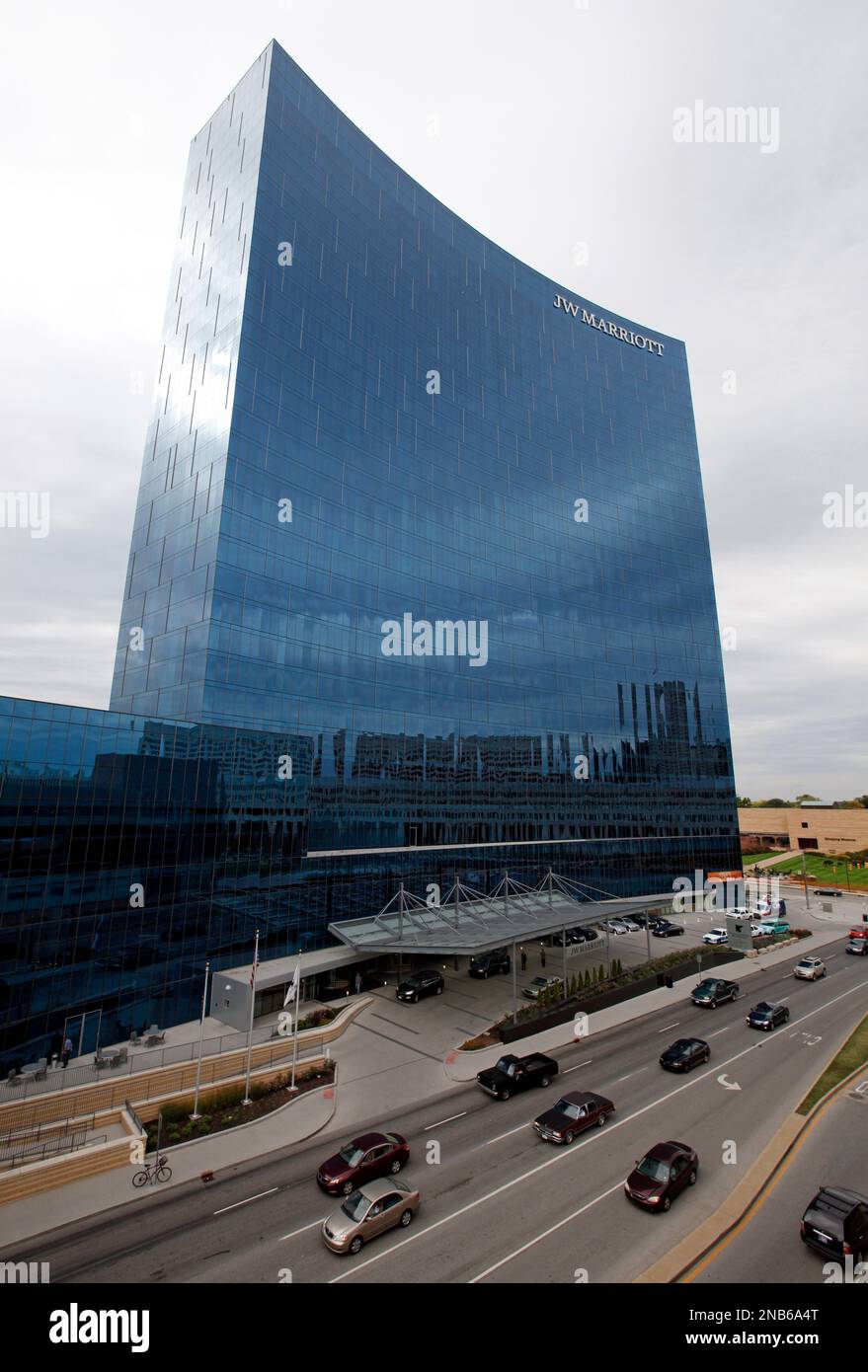 The JW Marriott hotel complex is shown in Indianapolis, Thursday, Sept ...