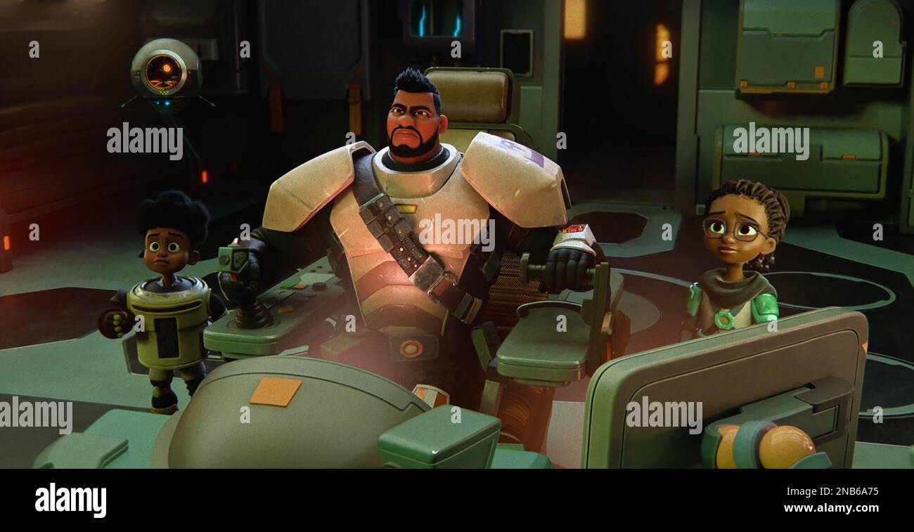 MY DAD THE BOUNTY HUNTER, from left: KRS (voice: Yvette Nicole Brown ...