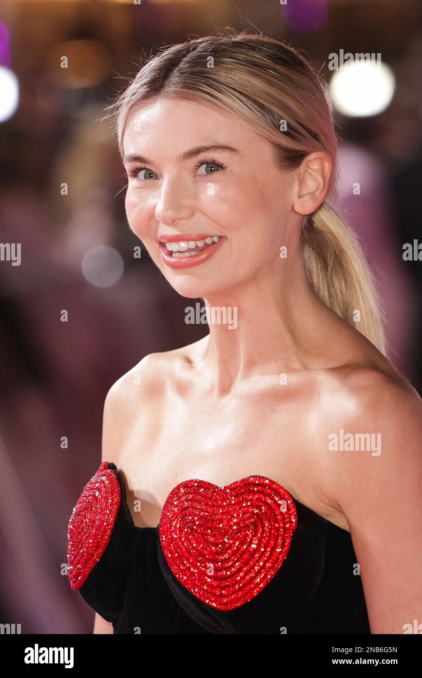 Georgia Toffolo poses for photographers upon arrival for the premiere ...