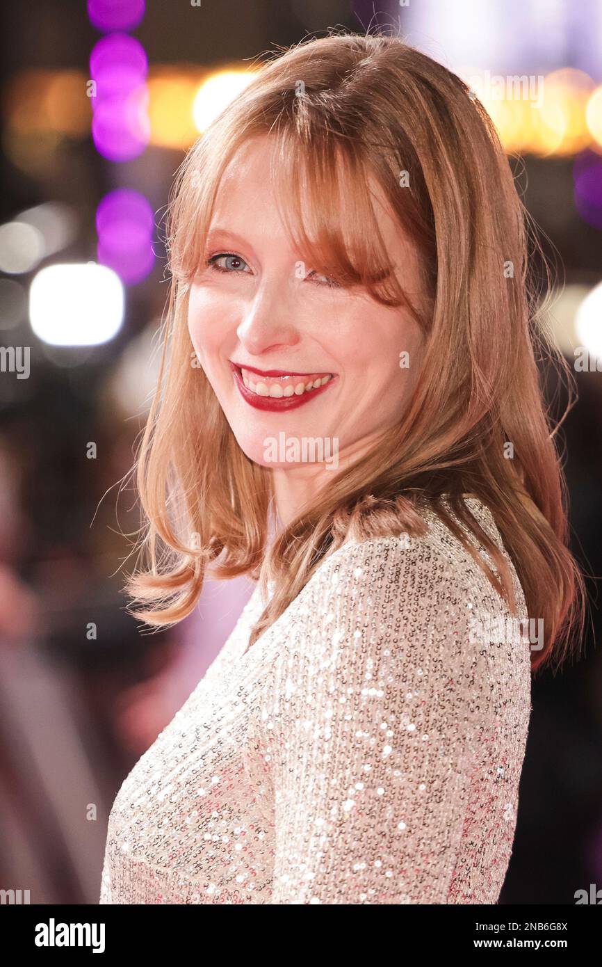 Victoria Yeates poses for photographers upon arrival for the premiere ...