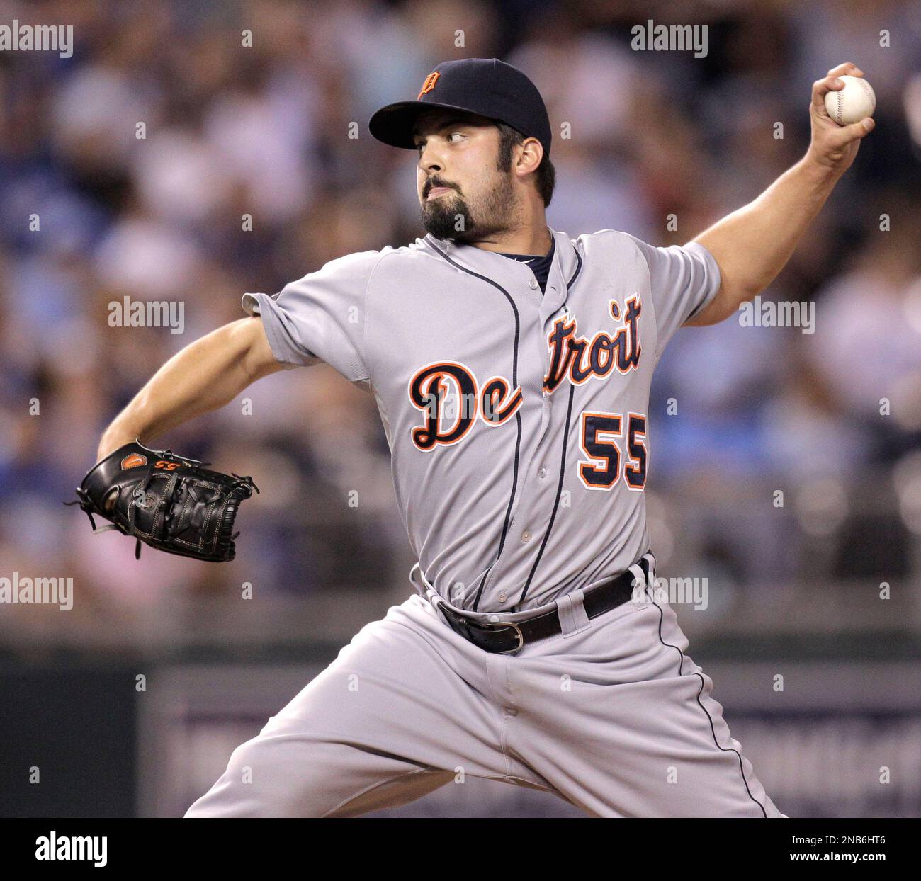 Detroit Tigers relief pitcher Daniel Schlereth throws during the ...