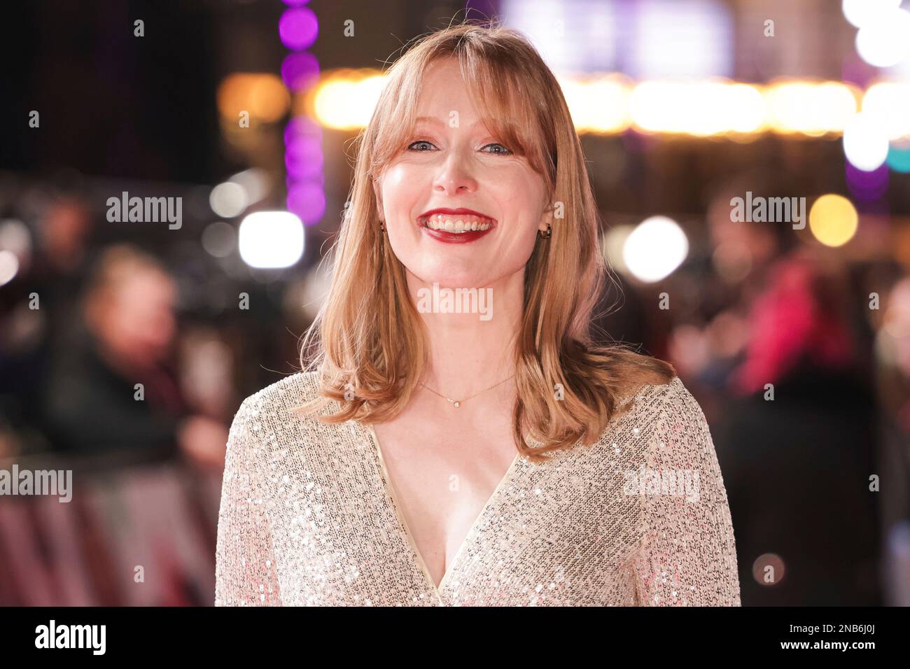 Victoria Yeates poses for photographers upon arrival for the premiere ...