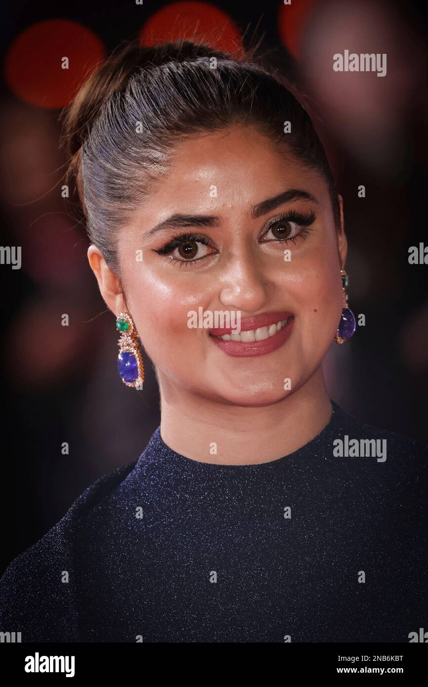 Sajal Ali poses for photographers upon arrival for the premiere of the ...